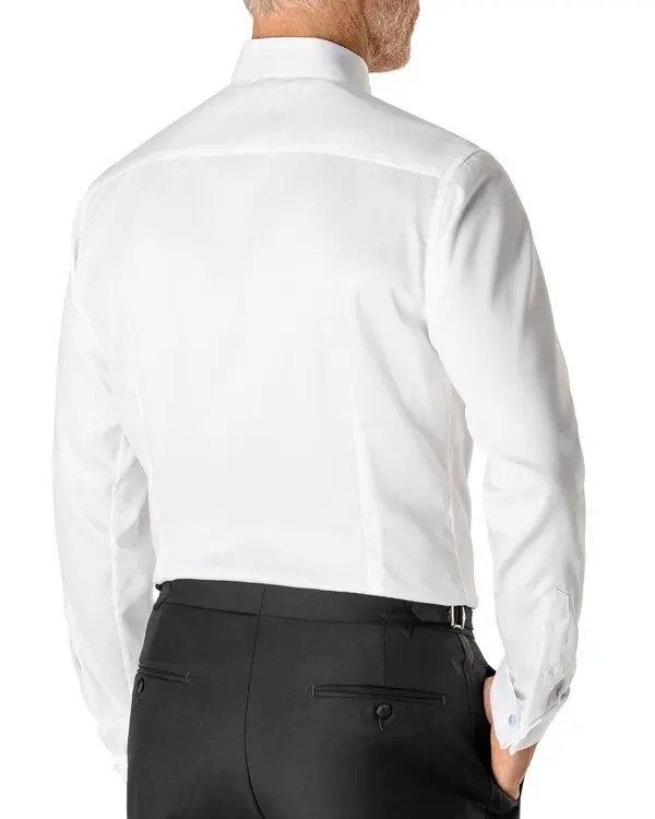 Eton Of Sweden Slim Fit Diamond Weave Tuxedo Shirt - White