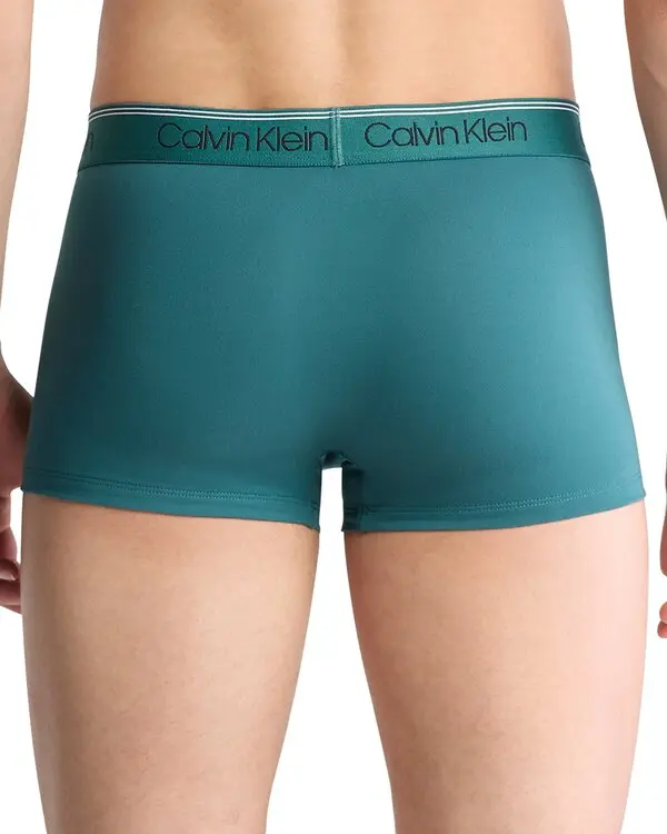 Calvin Klein Microfiber Stretch Wicking Low Rise Boxer Briefs, Pack Of 3