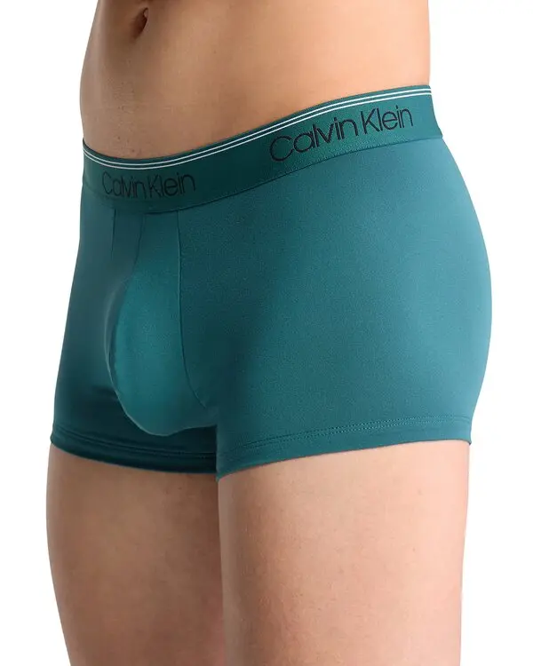 Calvin Klein Microfiber Stretch Wicking Low Rise Boxer Briefs, Pack Of 3