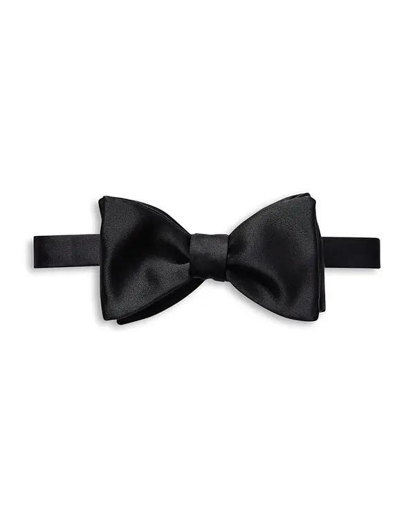 Eton Satin Bow Tie - Black