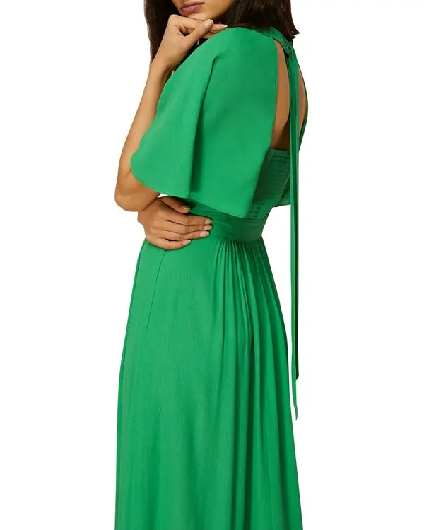 Whistles Amelia Cape Sleeve Midi Dress