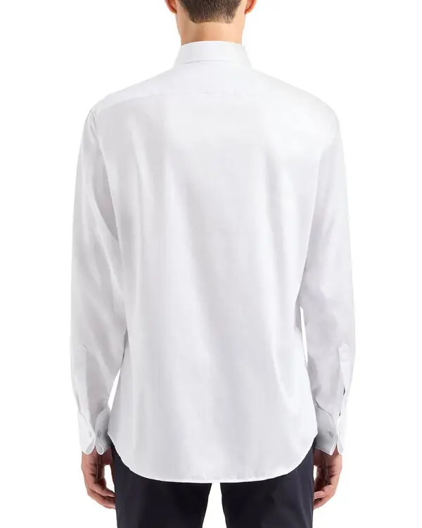 Emporio Armani Bib-front Tuxedo Shirt - White