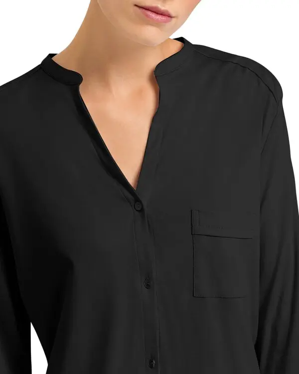 Hanro Pure Essence Pajama Set - Black