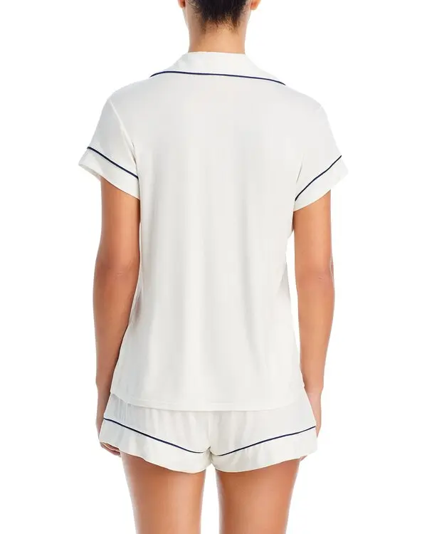 Eberjey Gisele Shortie Short Set - Pure Navy