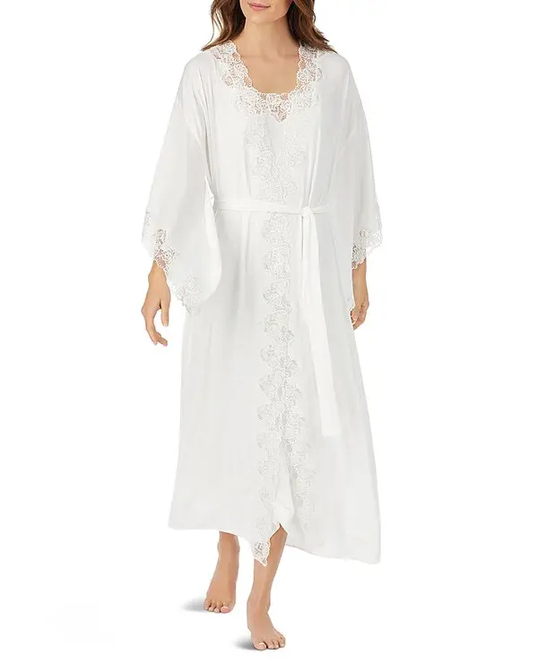 Eileen West Satin Ballet Robe - Winter White