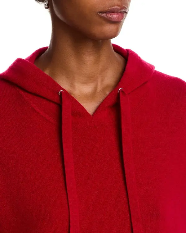 Bloomingdale'S C Exclusive Pullover Cashmere Hoodie - Brick