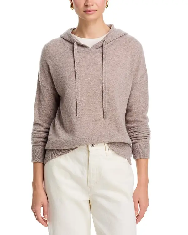 Bloomingdale'S C Exclusive Pullover Cashmere Hoodie - Sesame