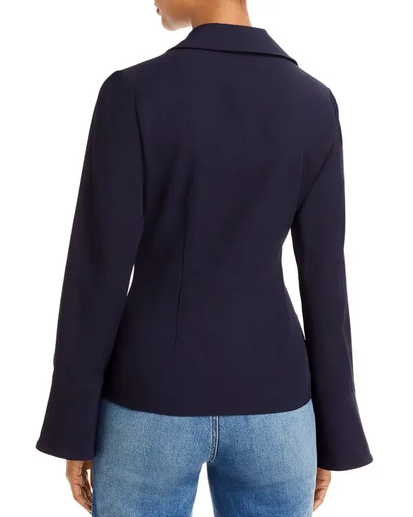 Cinq À Sept Mckenna Twist-front Top - Navy