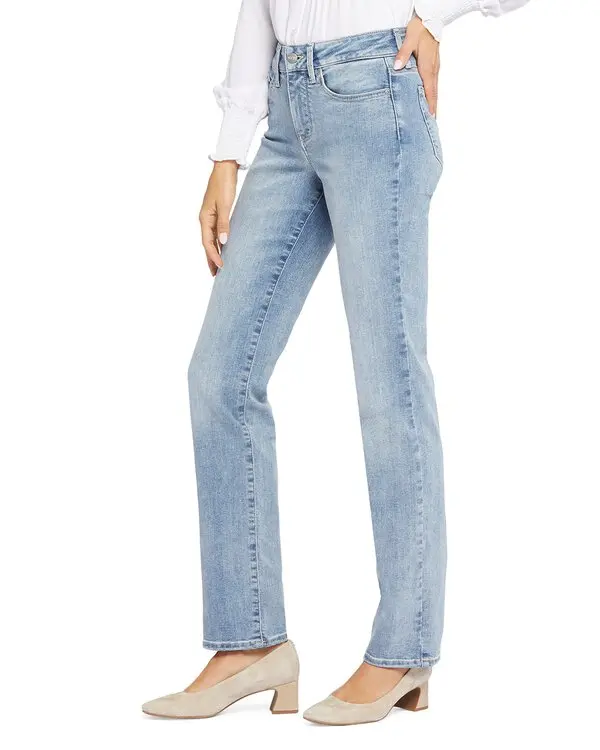 NYDJ Marilyn High Rise Straight Jeans - Haley