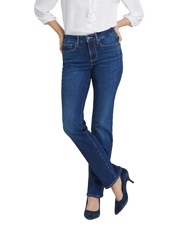NYDJ Marilyn High Rise Straight Jeans - Jordan