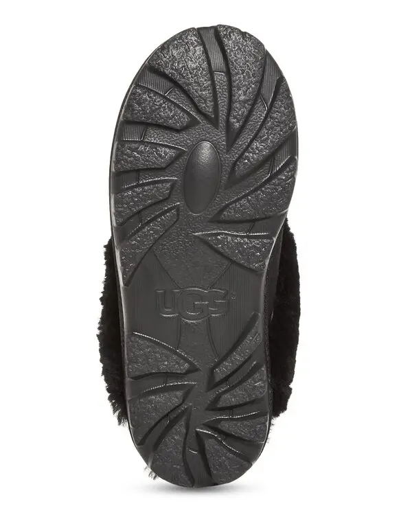 UGG Coquette Shearling Slippers - Black