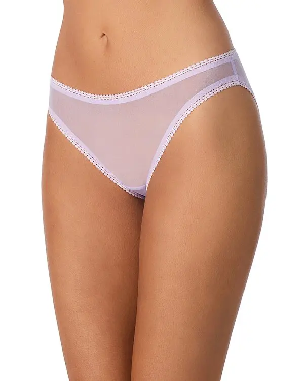 ON GOSSAMER Mesh Hip Bikini - Rich Lavender