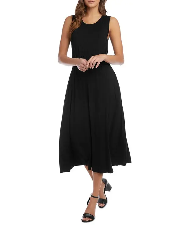 karen kane artisan midi dress Artisan Sleeveless Midi Dress