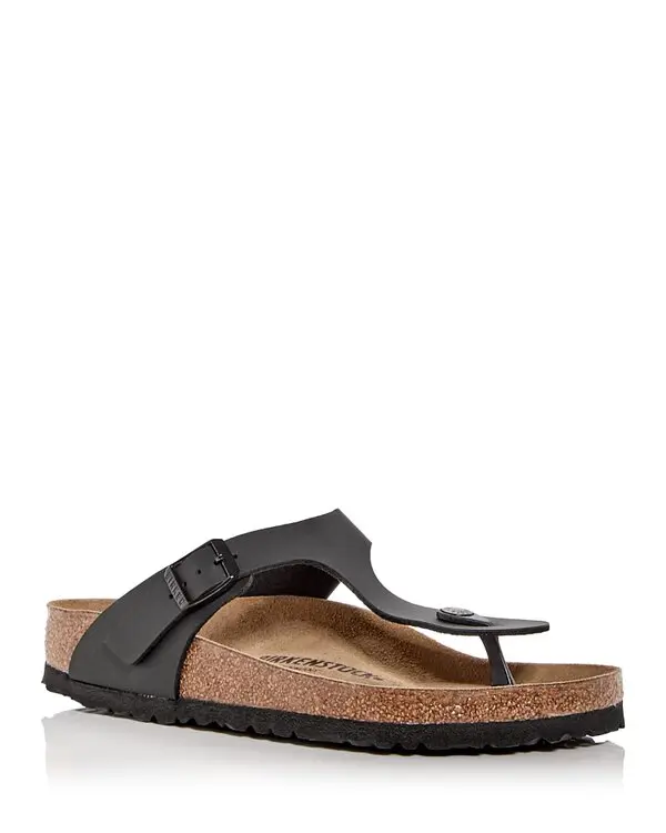 BIRKENSTOCK Gizeh Thong Sandals - Matte Black