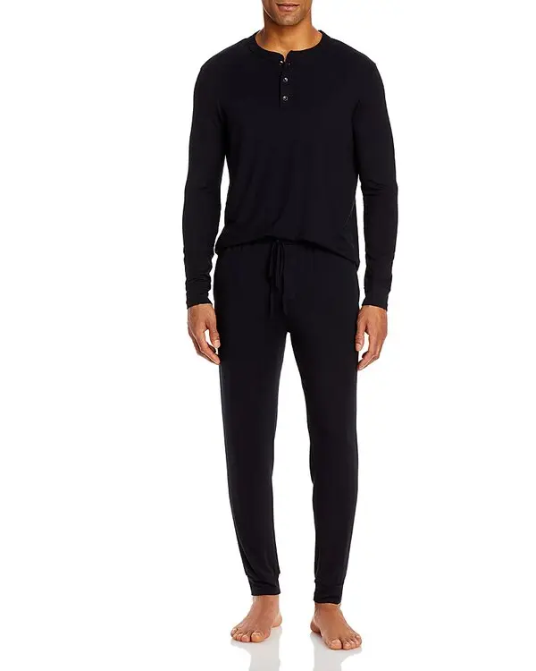 Eberjey Henry Pajama Set - Black