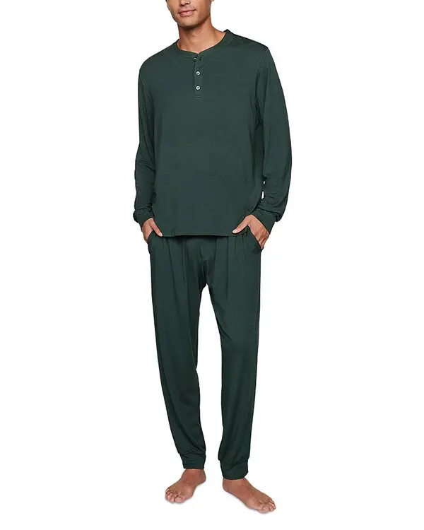Eberjey Henry Pajama Set - Pine