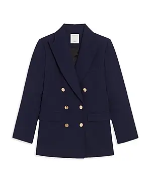 Sandro Stanislas Double Breasted Tailored Jacket