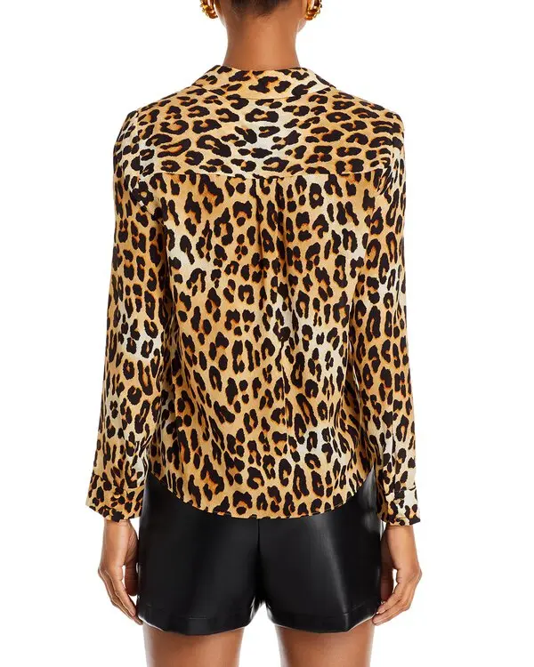 Alice + Olivia Eloise Leopard Print Shirt