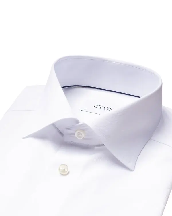 Eton Signature Twill Classic Fit Dress Shirt - White
