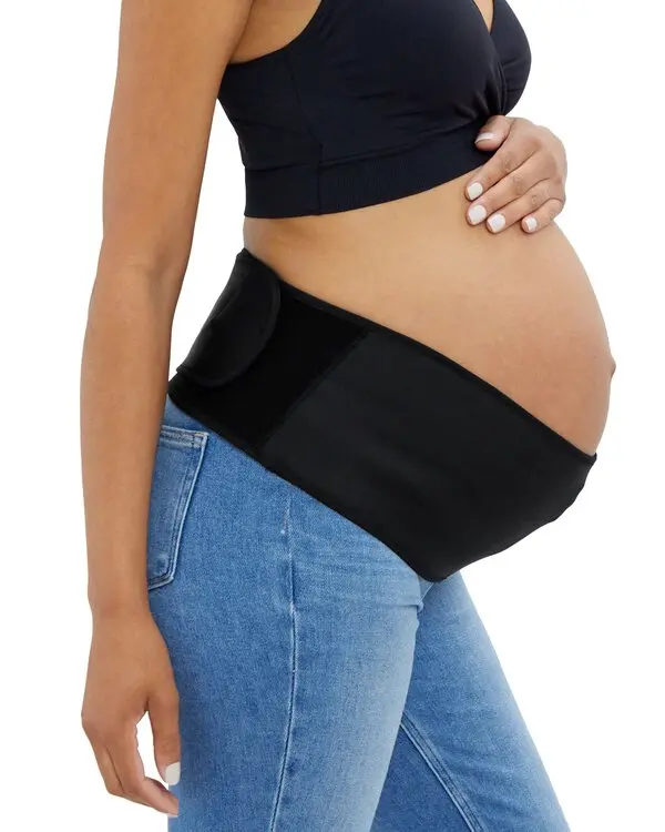 INGRID & ISABEL Maternity Belly Support Belt - Black