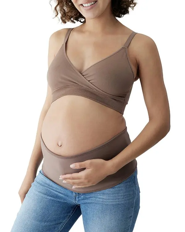 INGRID & ISABEL Maternity Belly Support Belt - Deep Taupe