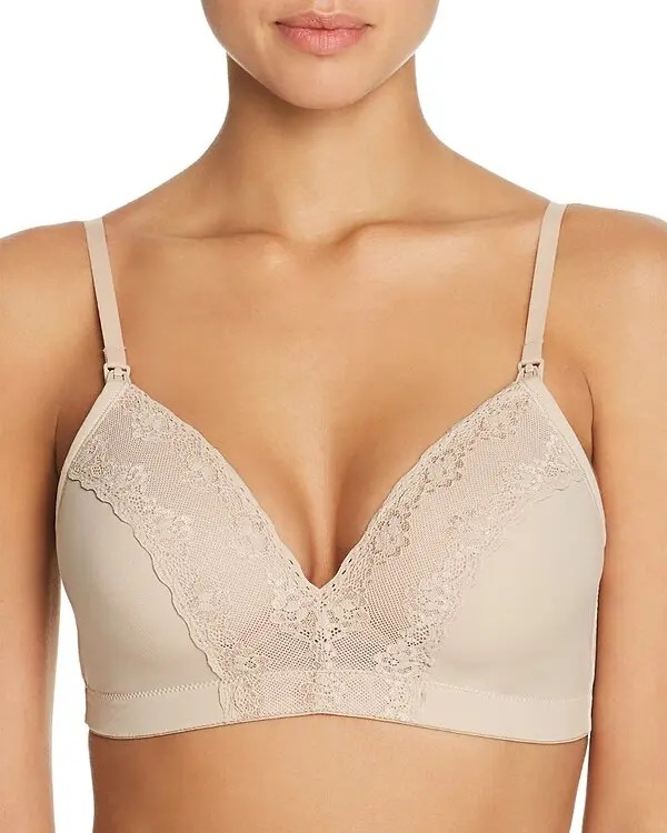 Natori Bliss Perfection Wireless Nursing Bra - Cafe