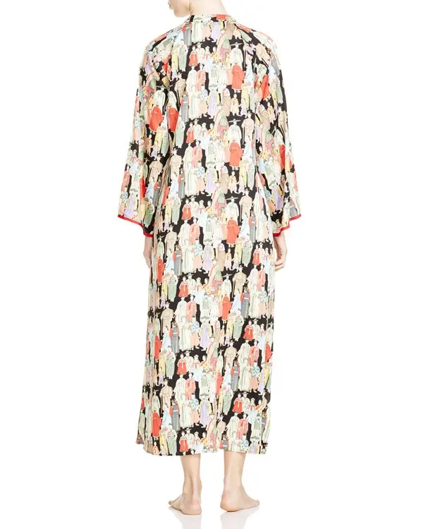 Natori Dynasty Printed Caftan
