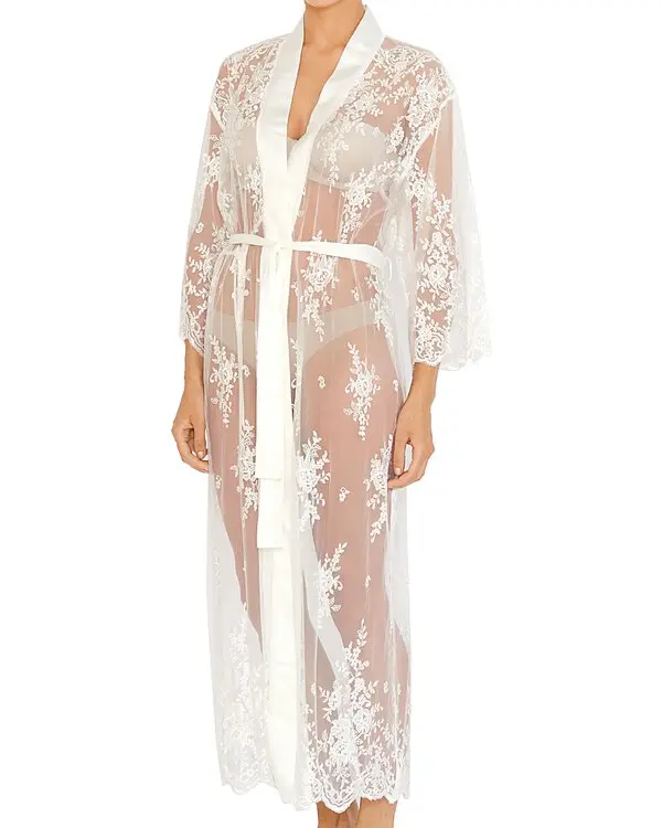 Rya Collection Darling Lace Robe - Ivory