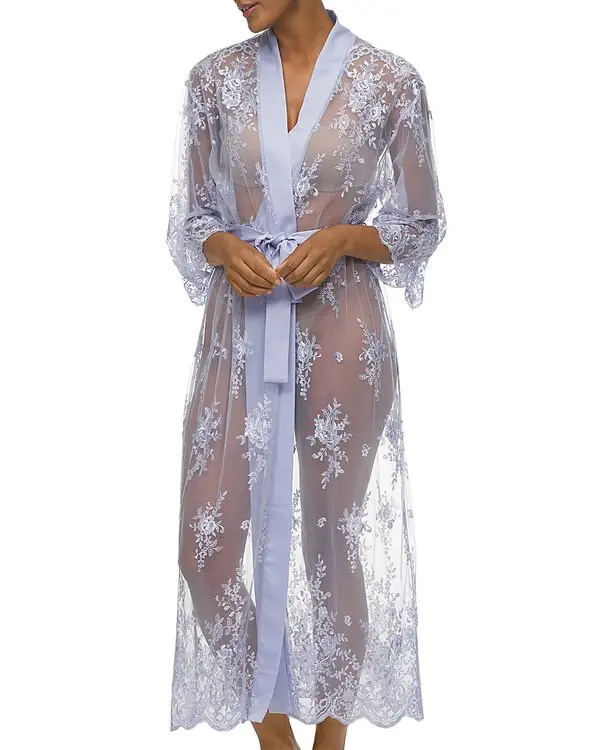 Rya Collection Darling Lace Robe - Wisteria