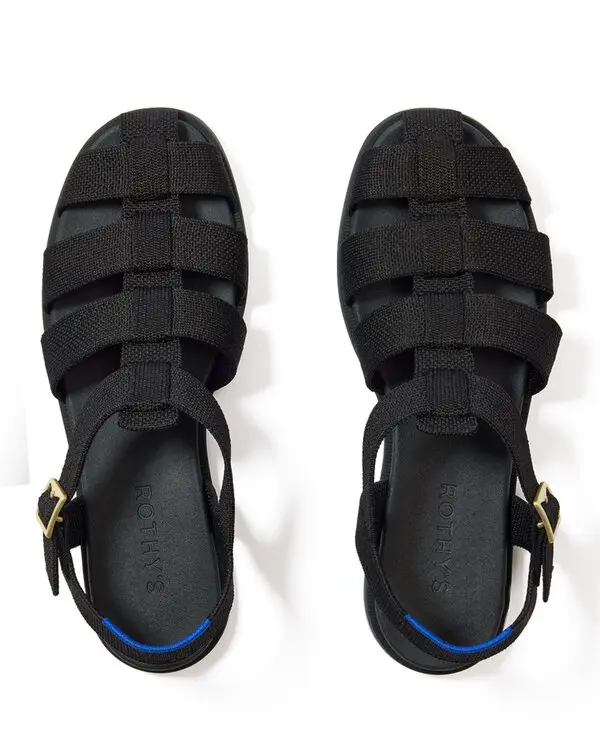Rothy's Fisherman Sandals - Black