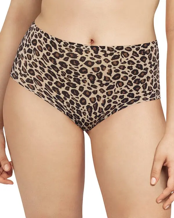 Chantelle Soft Stretch One-size Seamless Briefs - Leopard