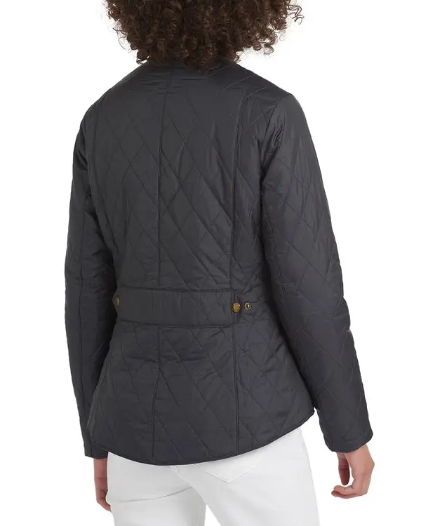 Barbour Flyweight Cavalry Quilted Jacket - Navy/navy