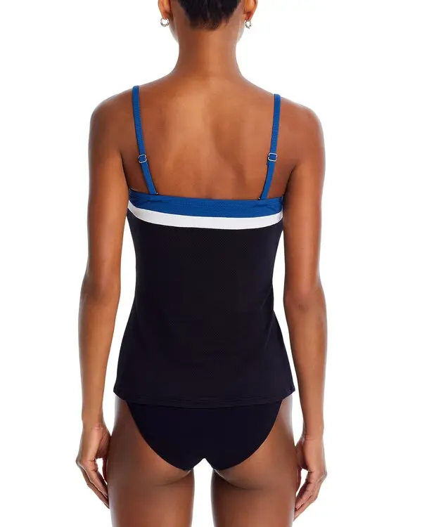 Tommy Bahama Island Cays Color Block Bandeau Tankini Top