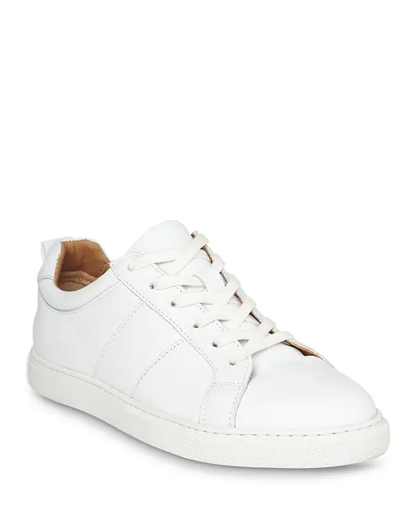 Whistles Koki Lace Up Leather Sneakers - White