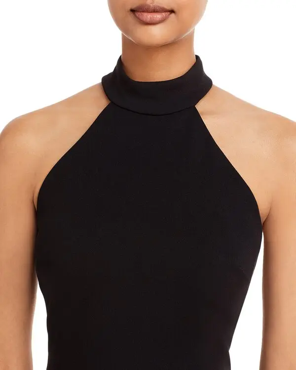 Aqua Halter Neck Gown Exclusive