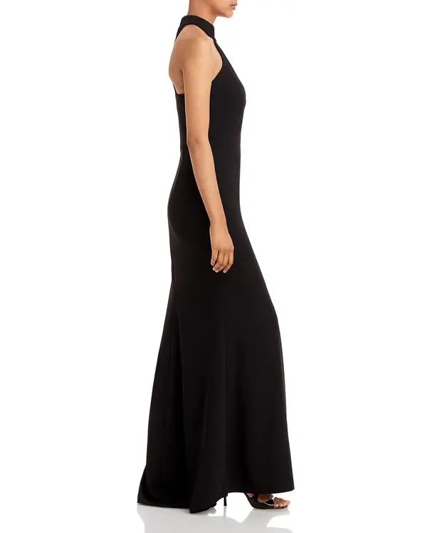 Aqua Halter Neck Gown Exclusive
