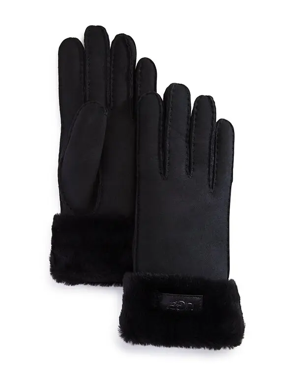 UGG Shearling Gloves - Black