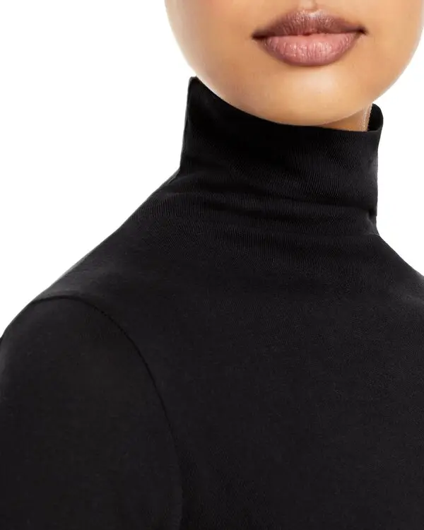Vince Essential Long Sleeve Turtleneck - Black