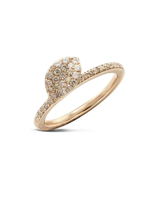 Pasquale Bruni 18k Rose Gold Secret Garden Pave Diamond Ring - White/rose