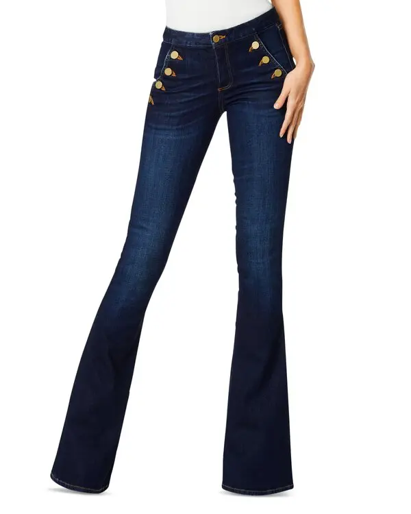 Ramy Brook Helena High-rise Flare Jeans - Dark Rinse