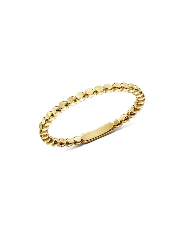 MOON & MEADOW 14k Yellow Polished Bead Band - Gold