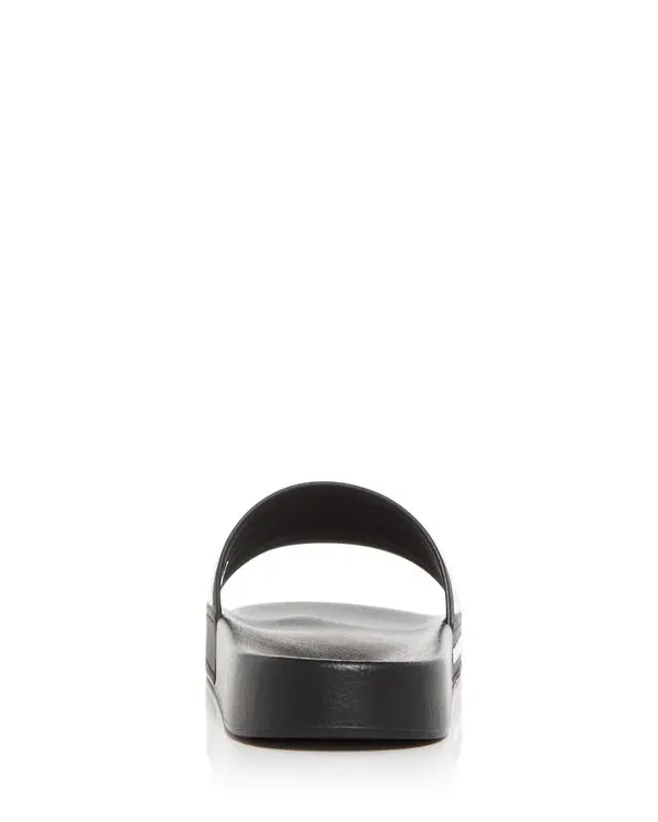 Dolce & Gabbana Saint Barth Logo Slides - Black/white