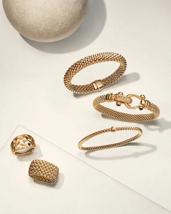Bloomingdale'S 14k Yellow Woven Ring