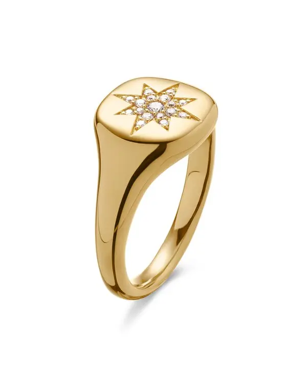 David Yurman Cable Collectibles Compass Mini Ring - White/gold