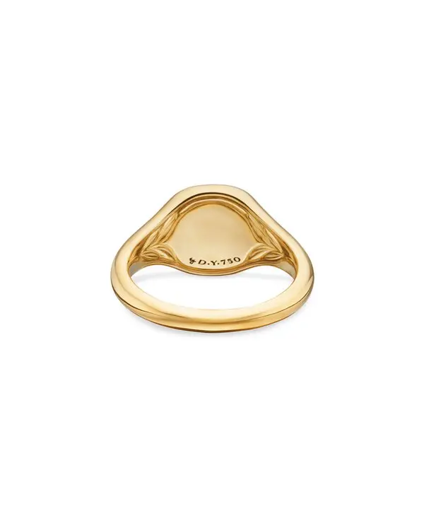 David Yurman Cable Collectibles Compass Mini Ring - White/gold