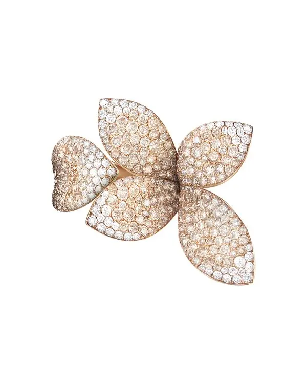 Pasquale Bruni 18k Rose Gold Diamond Ring - White/rose