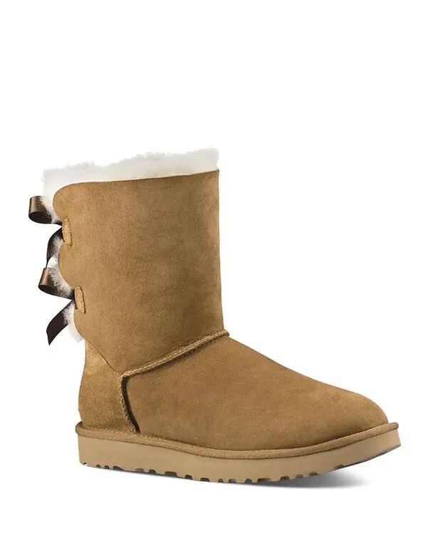 UGG Bailey Bow Boots - Chestnut