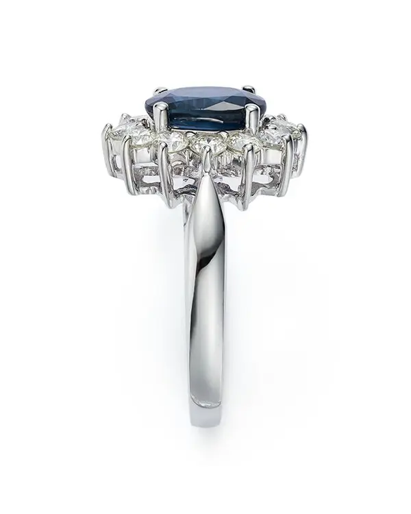 Bloomingdale'S Sapphire And Diamond Statement Ring