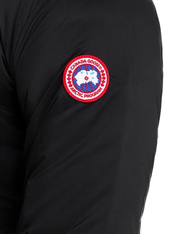 Canada Goose Lodge Packable Hooded Down Jacket - Black