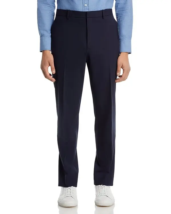 Theory Mayer Wool Tailored Slim Fit Suit Pants - Navy